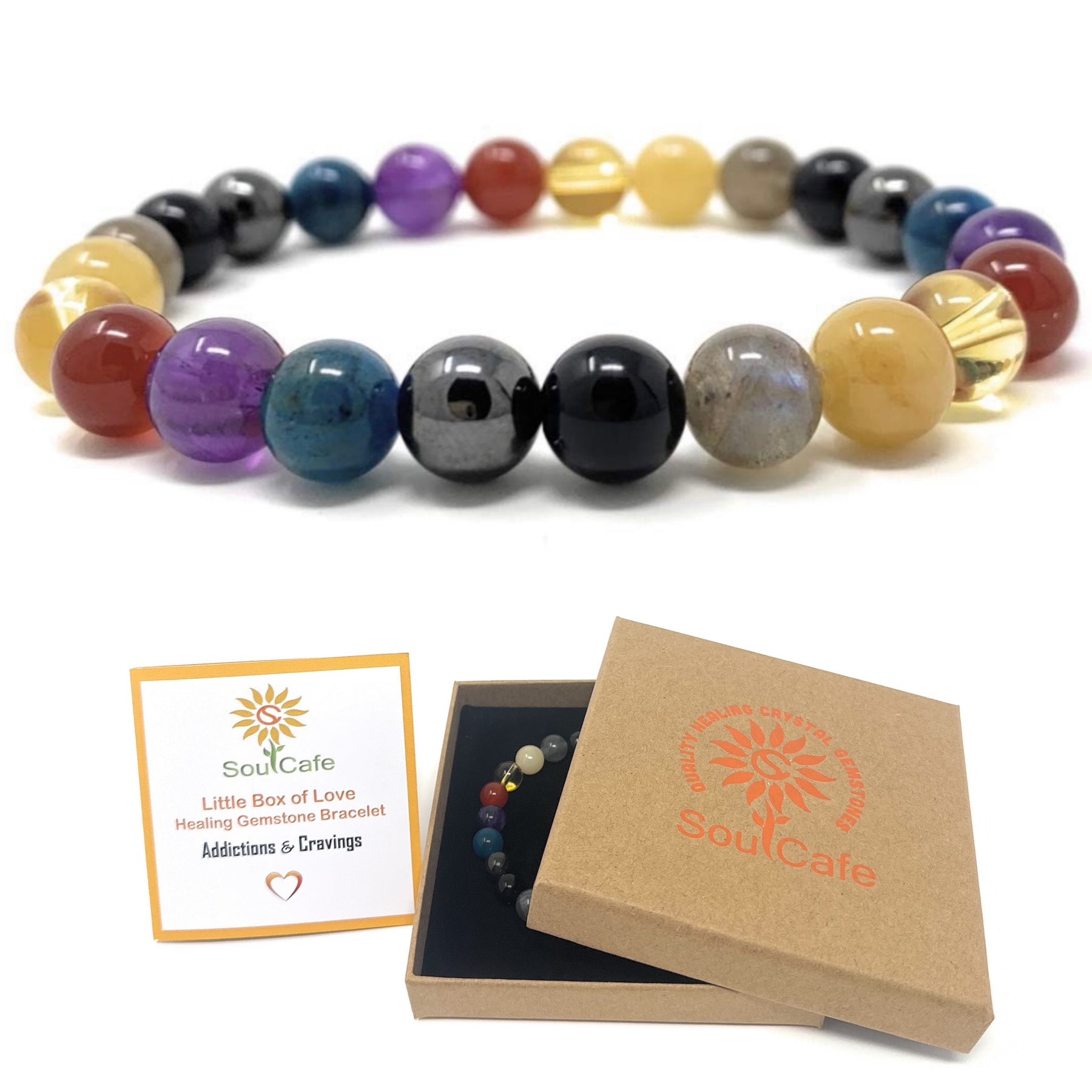 Addiction and Cravings Power Bead Bracelet - Crystal Gemstones - Soul ...